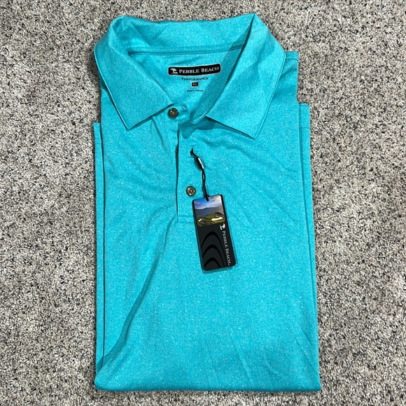 Pebble Beach | Shirts | Nwt Pebble Beach Xl Polo Short Sleeve Shirt ...